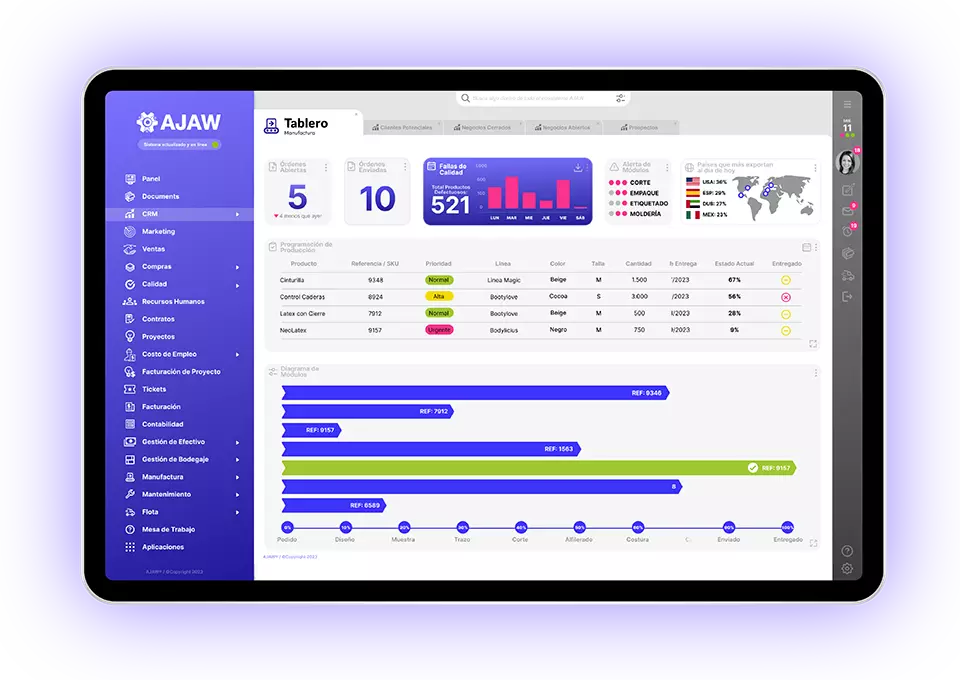 AJAW (MRP3) ⚙ – Take your manufacturing process to the next level